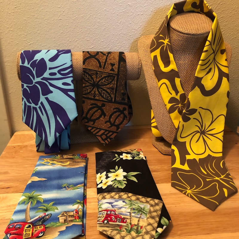 Vintage Hawaiian Ties - Etsy
