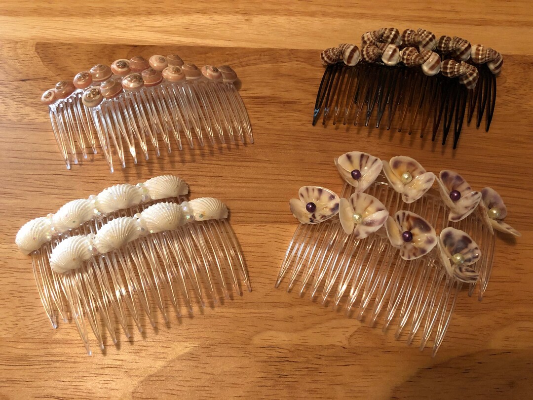Variety Shell Hair Comb Sets,small Shell Hair Combs,dainty Shell Hair ...