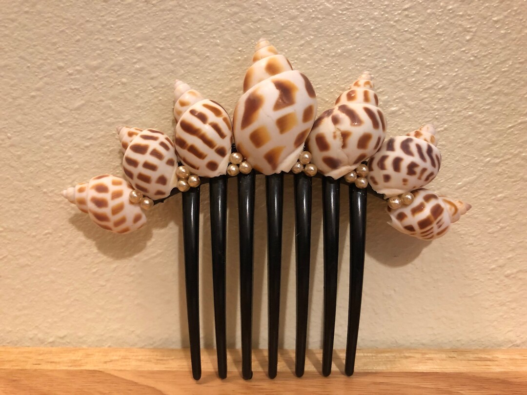 Manine Montessori Snail Shell French Comb,shell Crown Hair Piece,shells ...