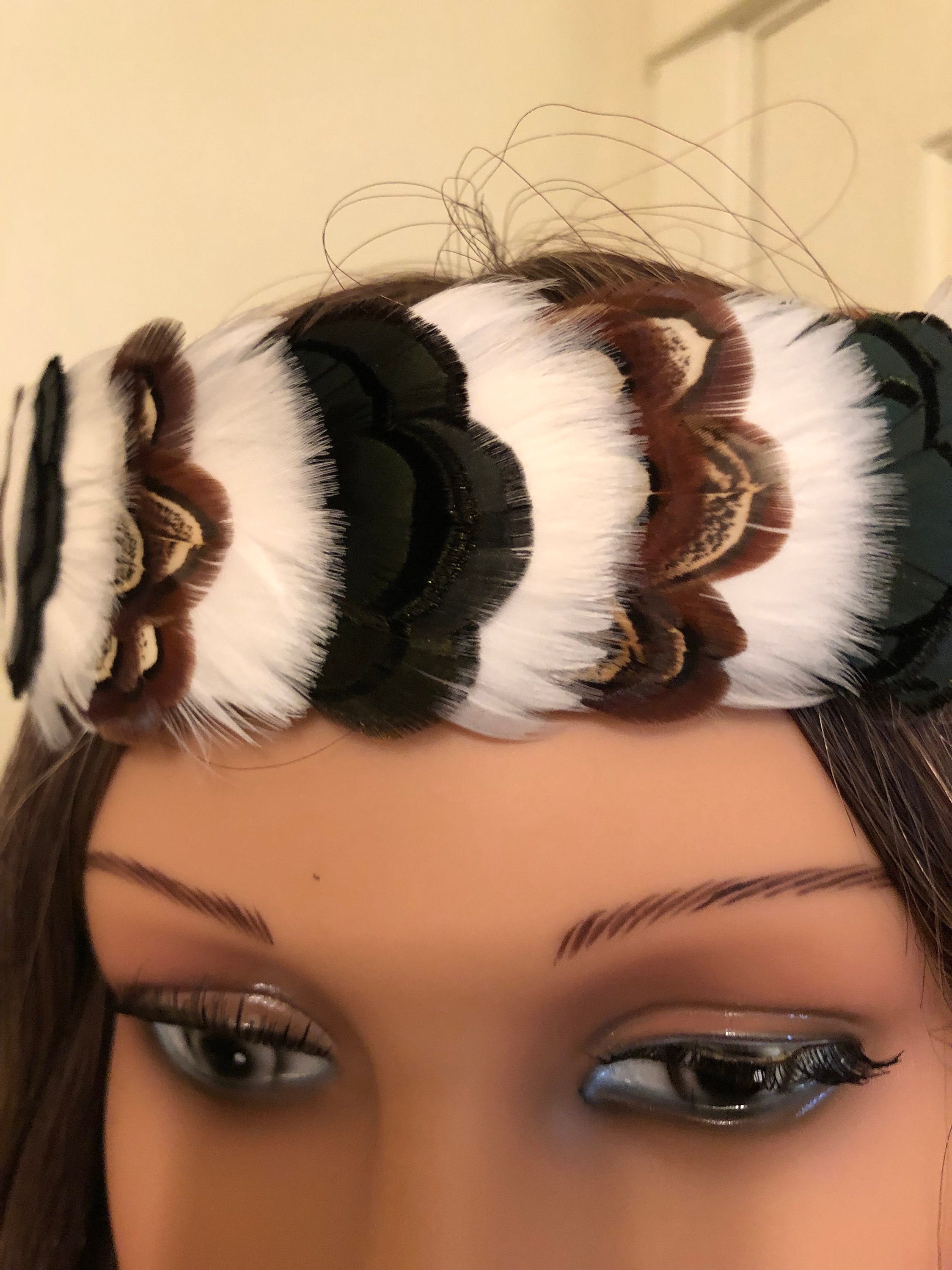 Lei Humu Papa A' Me Lei Kolohala Mix,pheasant & Goose Hat Band,lei Po'o ...