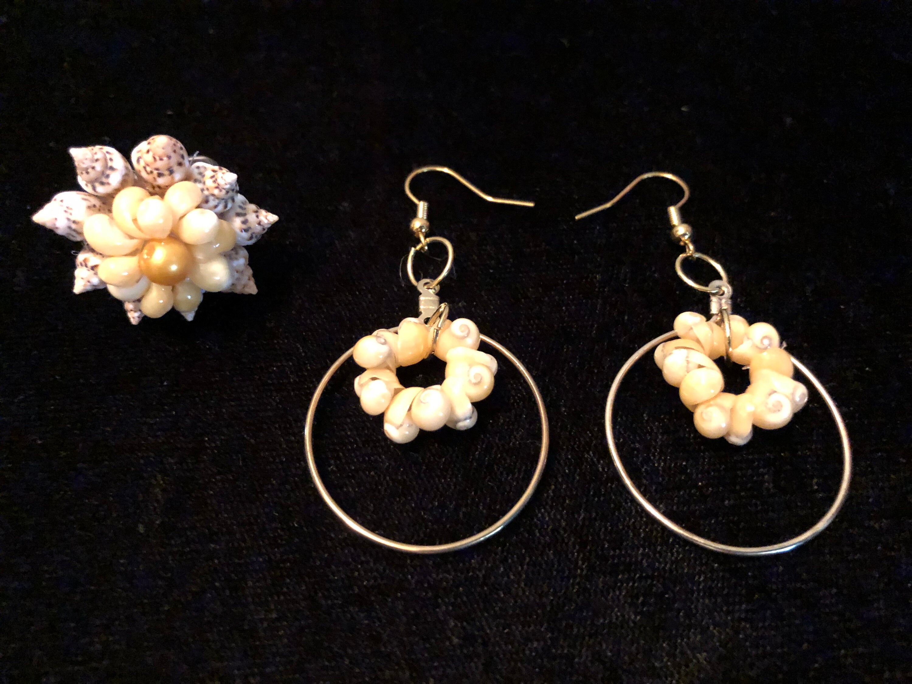 Yellow Mongo Shell Jewelry Setchoker Jewelryaloha | Etsy