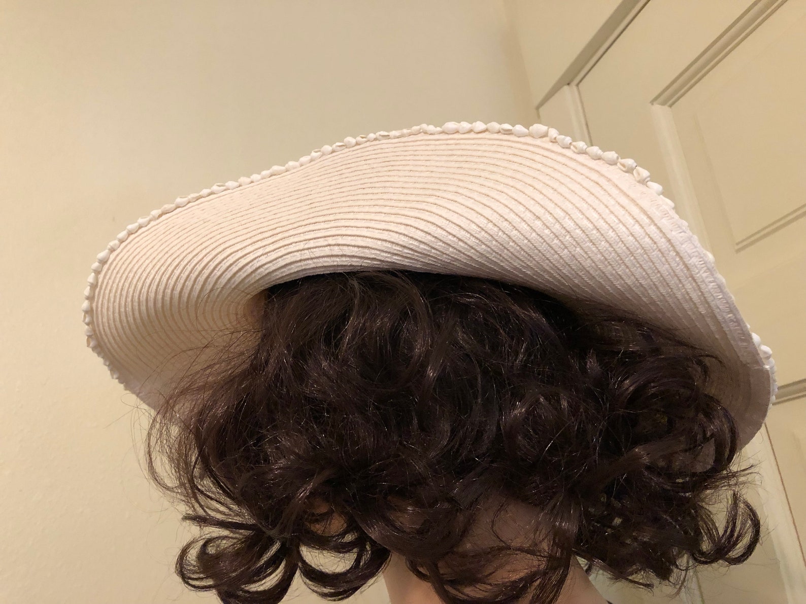 White Dovetail Shell Wedding Hatfor the Bridehula - Etsy