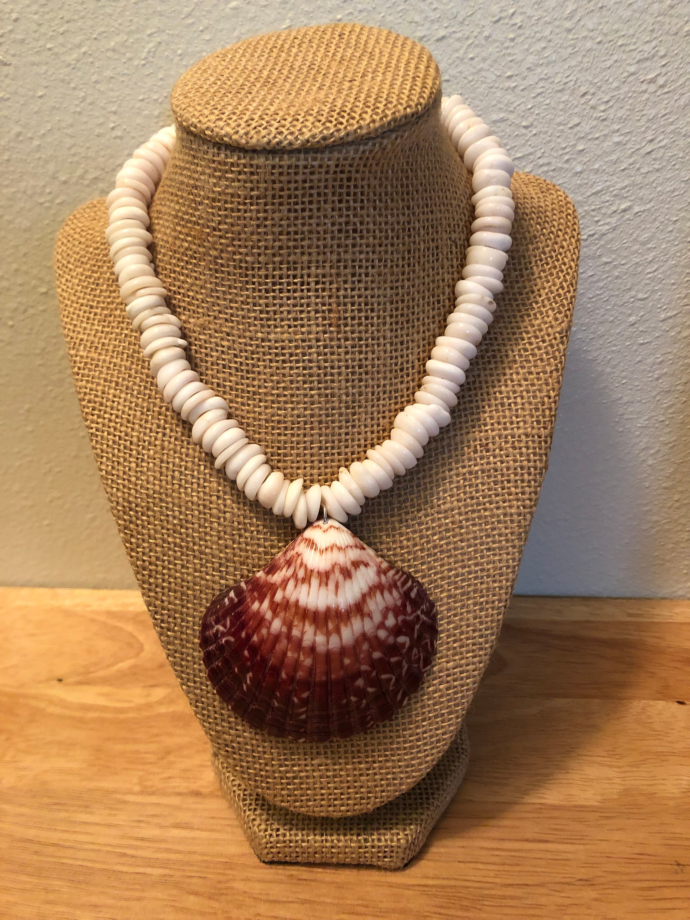 XL Opihi Shell Necklace/lg Clam Shell Necklace,shell Necklaces,shell ...