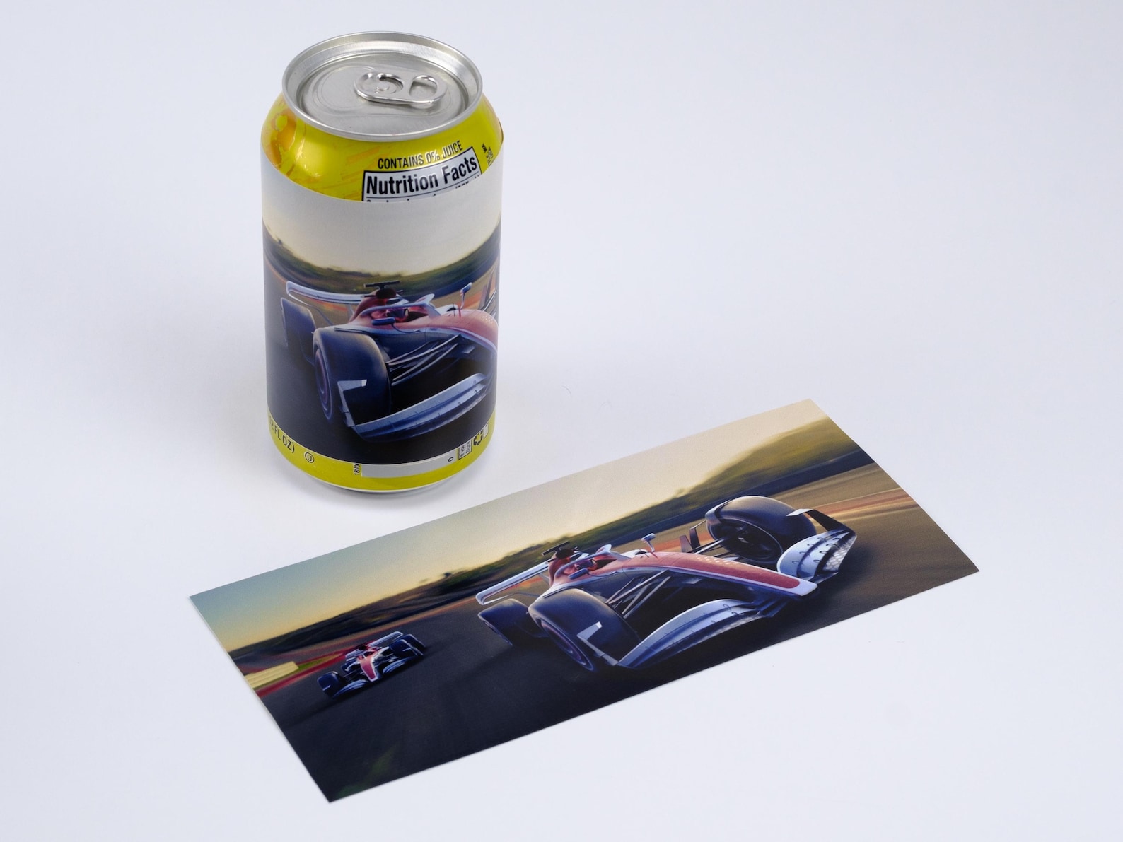 Custom Printed Soda Beer Can Label Wrapper - Vinyl Sticker, Waterproof ...