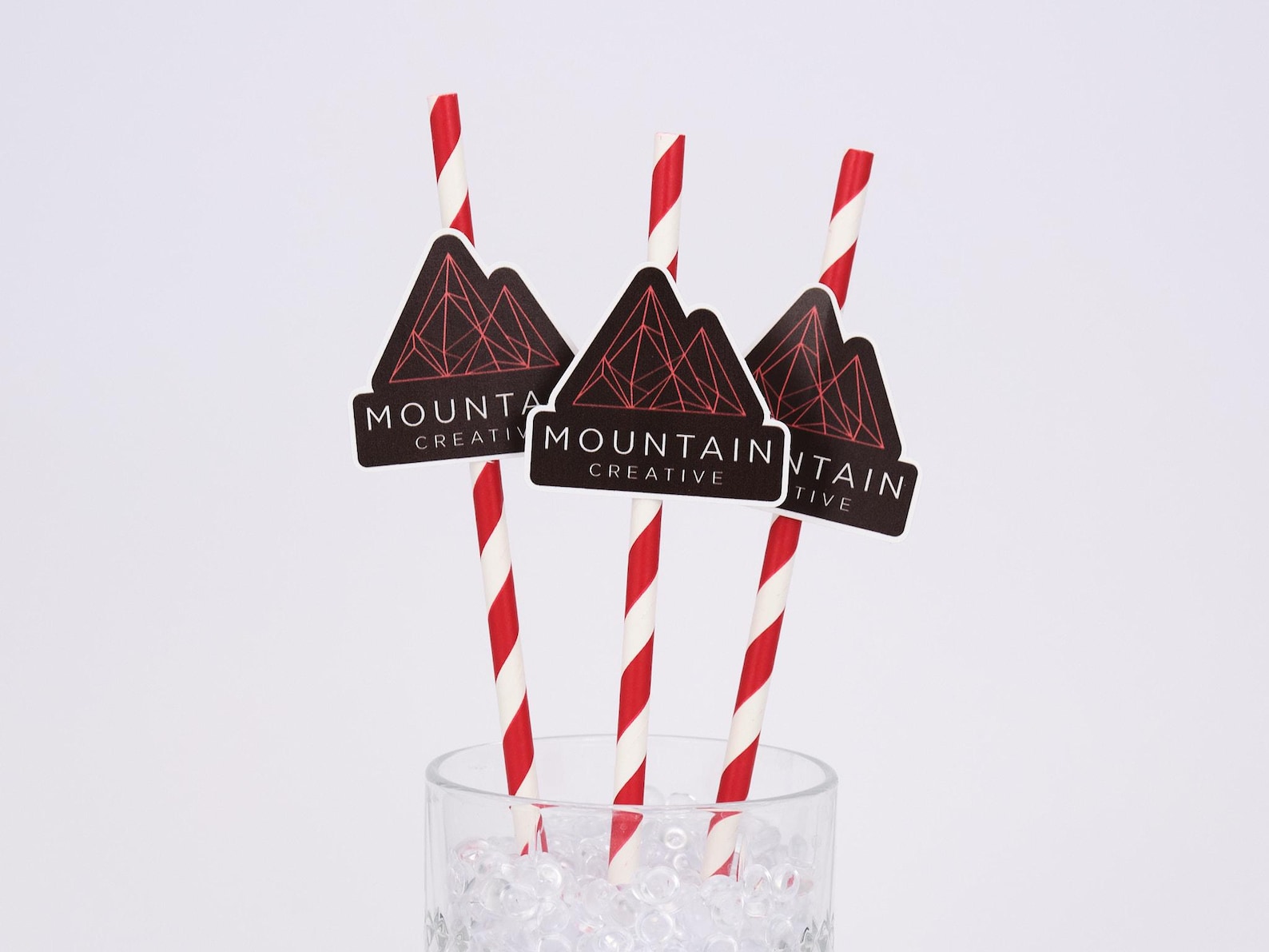 Custom Business Logo Straws - Corporate Event Swag - Company Launch ...