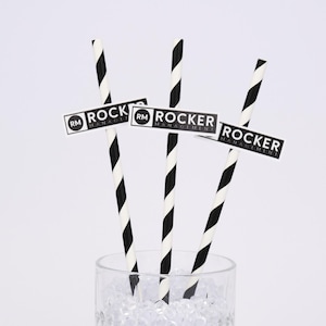 Custom Business Logo Straws - Corporate Event Swag - Company Launch ...
