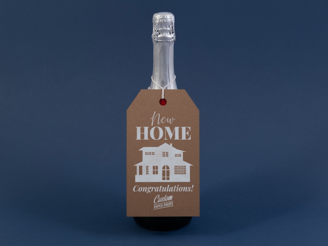 Housewarming Tag - New Home, Congratulations, Custom Milestone Printed ...