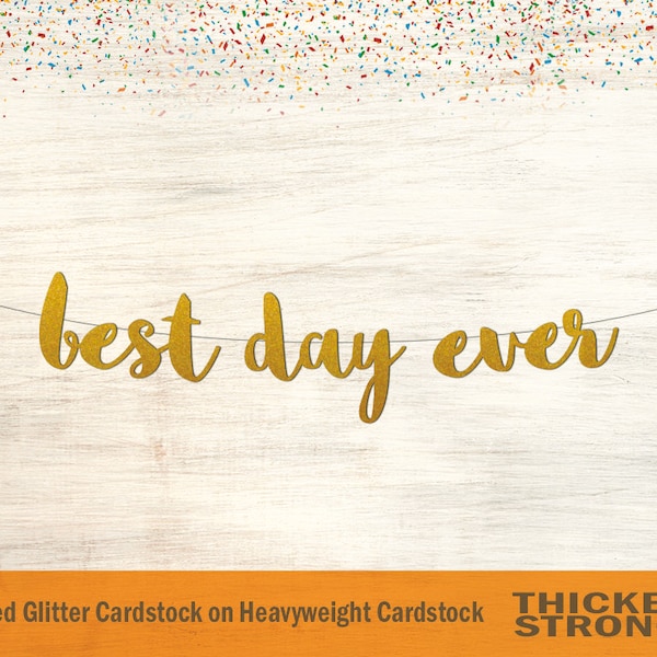 Best Day Ever Banner - Etsy