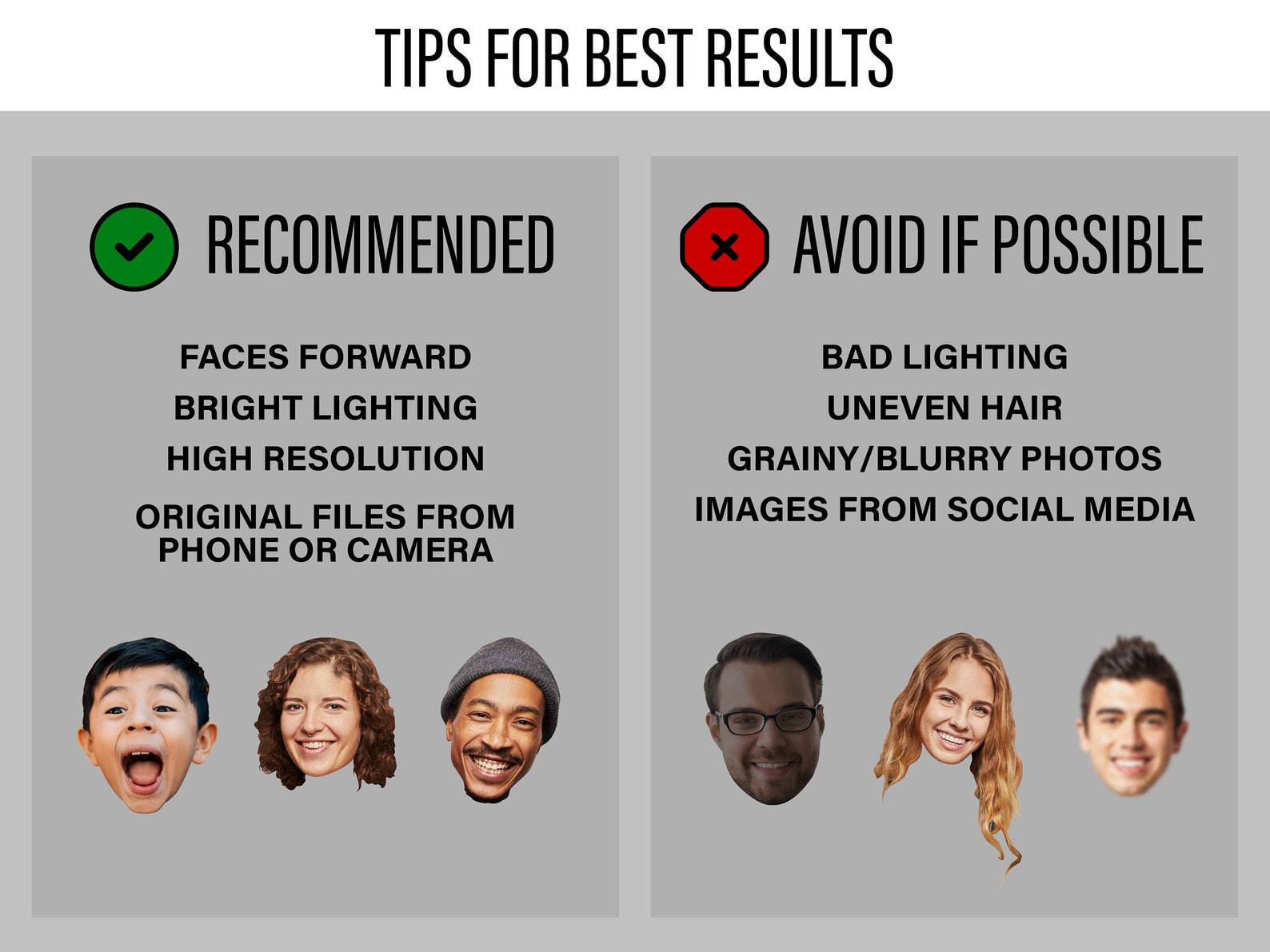 Face Cupcake Toppers Custom Birthday Party Cupcake Toppers - Etsy