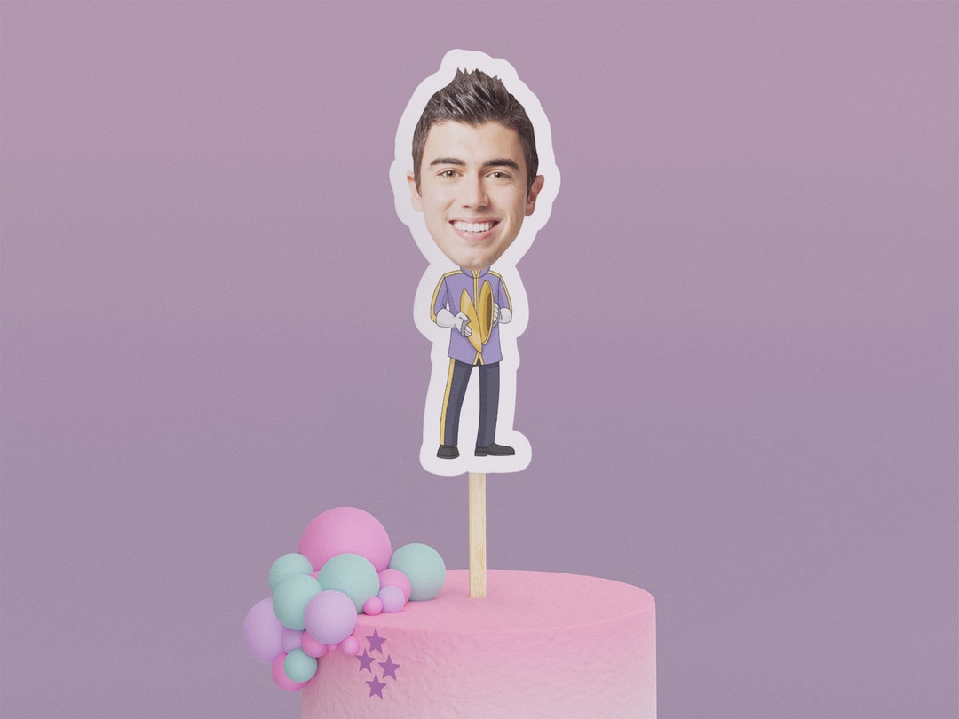 Cartoon Cymbal Player Cake Toppers - Custom Birthday Party Cake Toppers ...