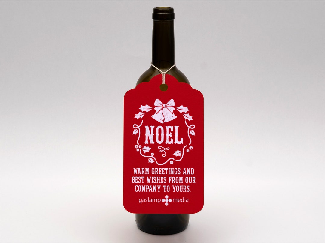 Holiday Gift Tag - Noel, Warm Greetings and Best Wishes From Our ...