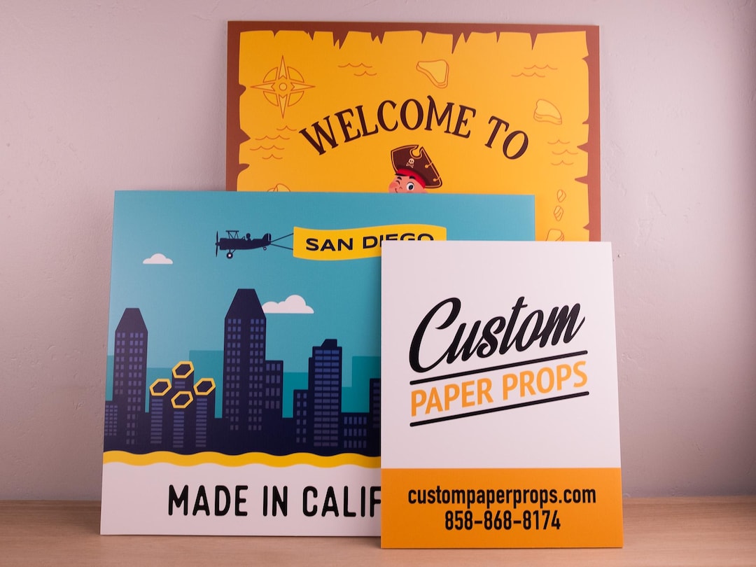 Custom Foam Core Sign - Photos, Logos, Milestones, Birthday, Baby ...