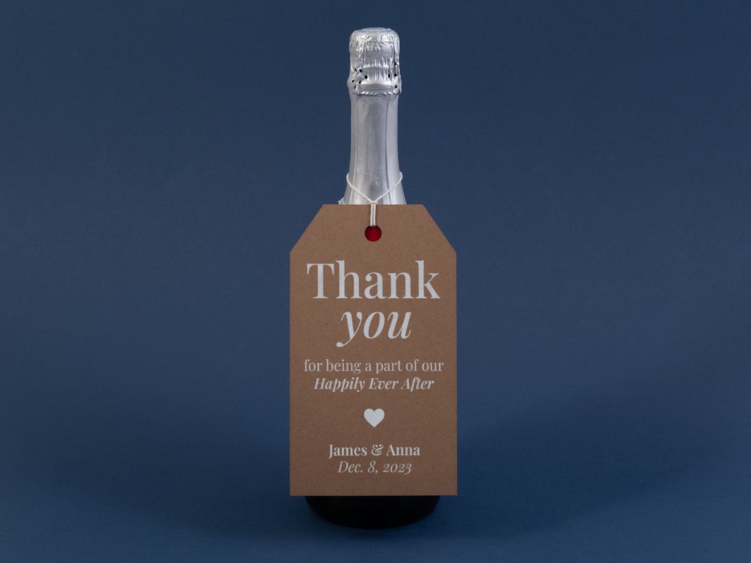 Custom Wedding Gift Tags - Thank You Notes on Matte Cardstock - Etsy
