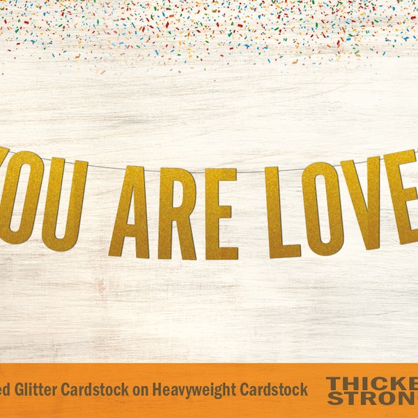 You Are Loved Banner - Etsy