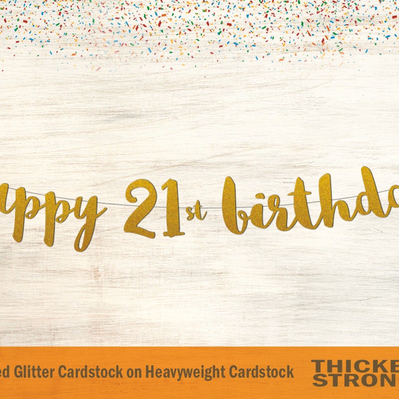 Happy 21st - Etsy