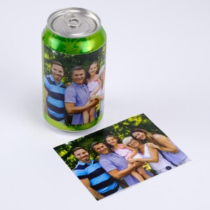 Custom Printed Soda Beer Can Label Wrapper - Vinyl Sticker, Waterproof ...