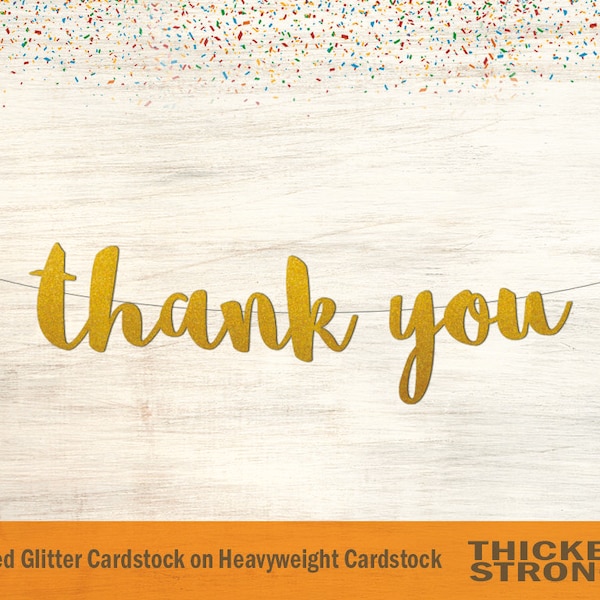Thank You Banner - Etsy