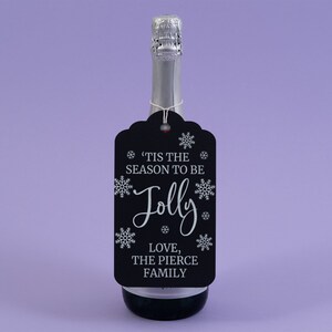 Holiday Gift Tag - Tis the Season to Be Jolly, Christmas, Printed Tag ...