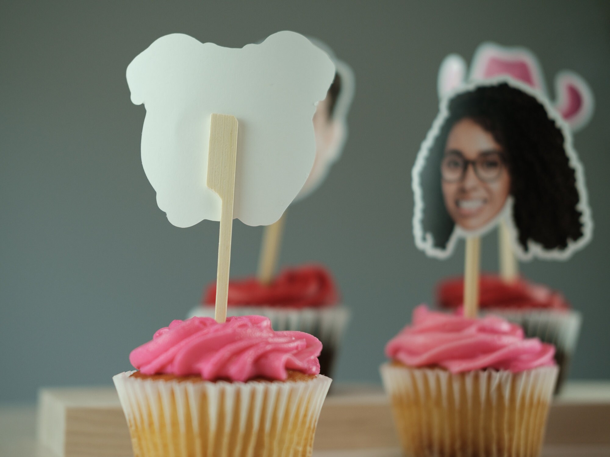 Face Cupcake Toppers Custom Birthday Party Cupcake Toppers - Etsy