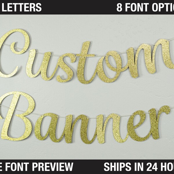 Custom Made Banner - Etsy