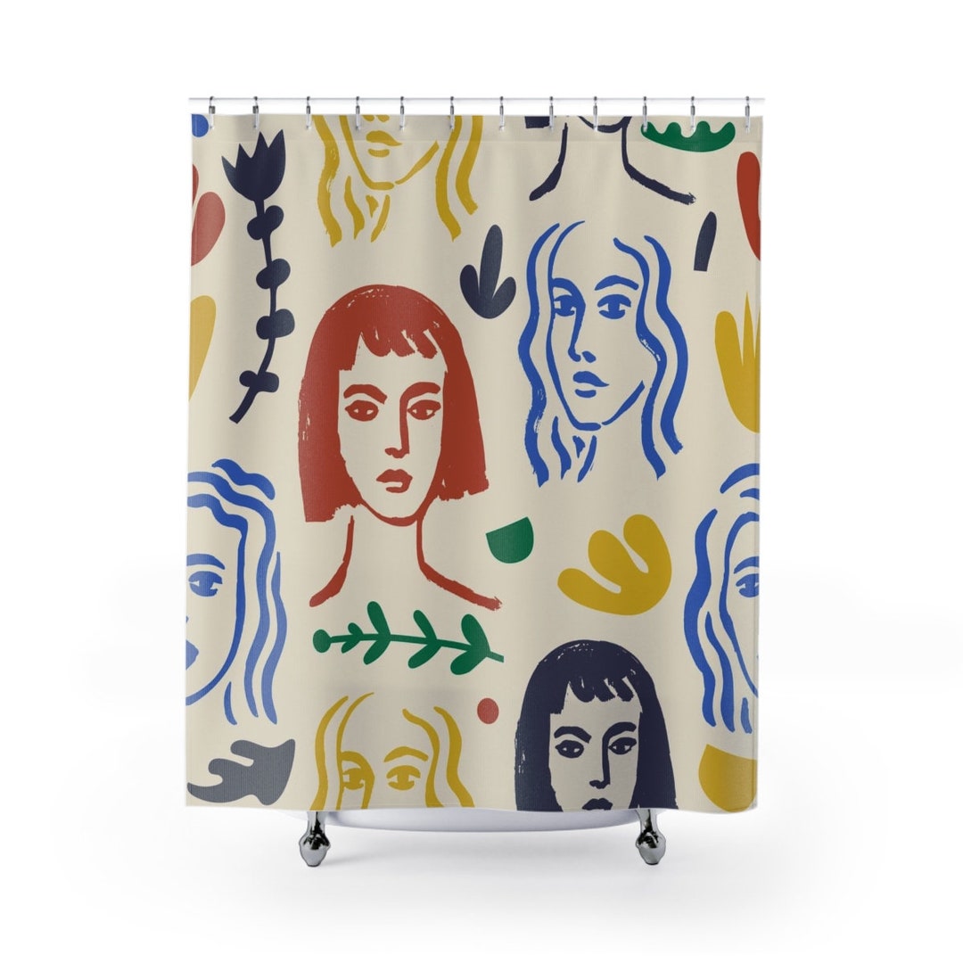 Henri Matisse Abstract Art Shower Curtain Unique Bathroom Decor Design ...