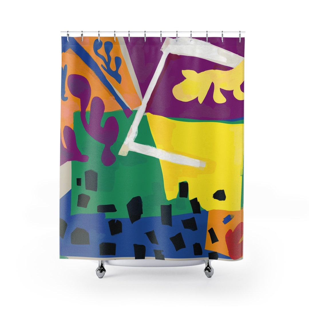 Henri Matisse Shower Curtain Abstract Art Print Shower Curtain 71 X 74 ...