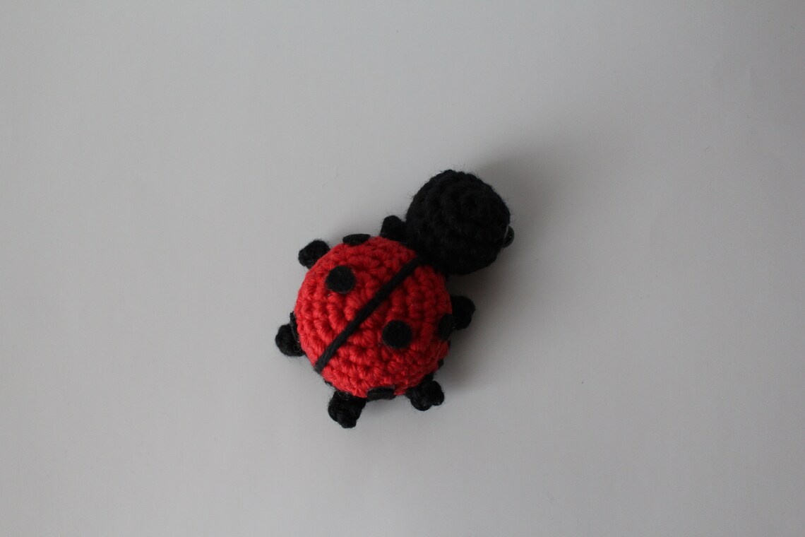 Ladybug Keychain Crochet Ladybug Made to Order Ladybug - Etsy
