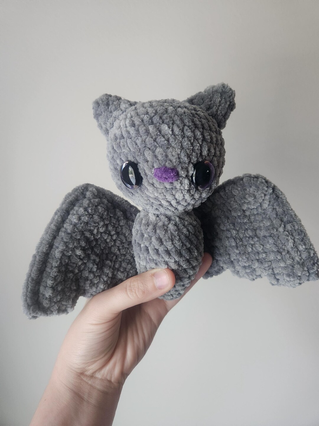 Bat Crochet Animal, Bat Stuffed Animal - Etsy