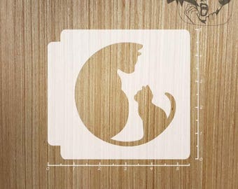 Cat stencils | Etsy