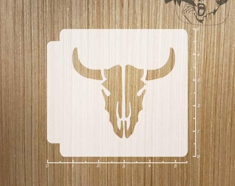 Bull stencil | Etsy