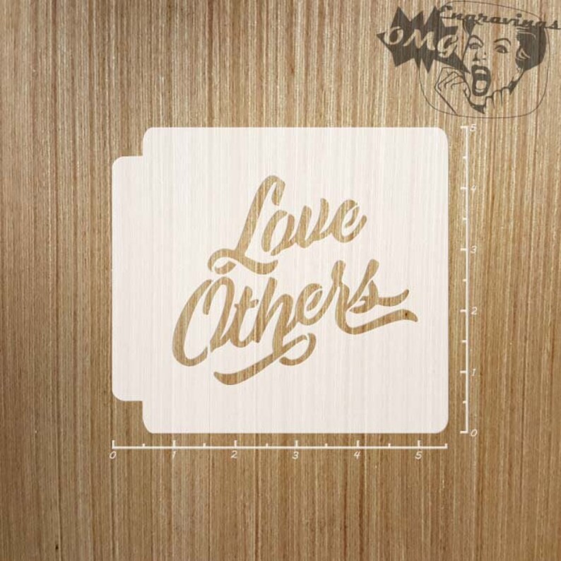 Love Others 783-A030 Stencil | Etsy