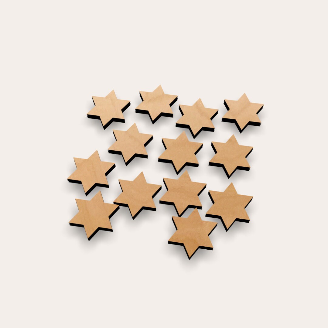 Star Six Point 267-223 Cutout Shape (set of 10) - Etsy