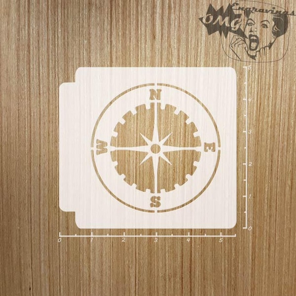 Compass Stencil - Etsy