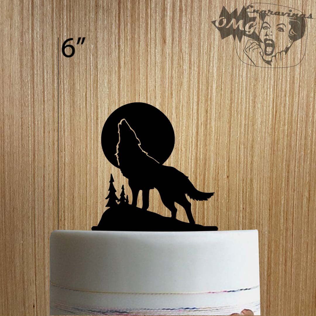 Wolf 225-258 Cake Topper - Etsy
