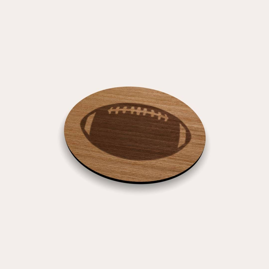 Football Coaster 262-209 (set of 4) - Etsy