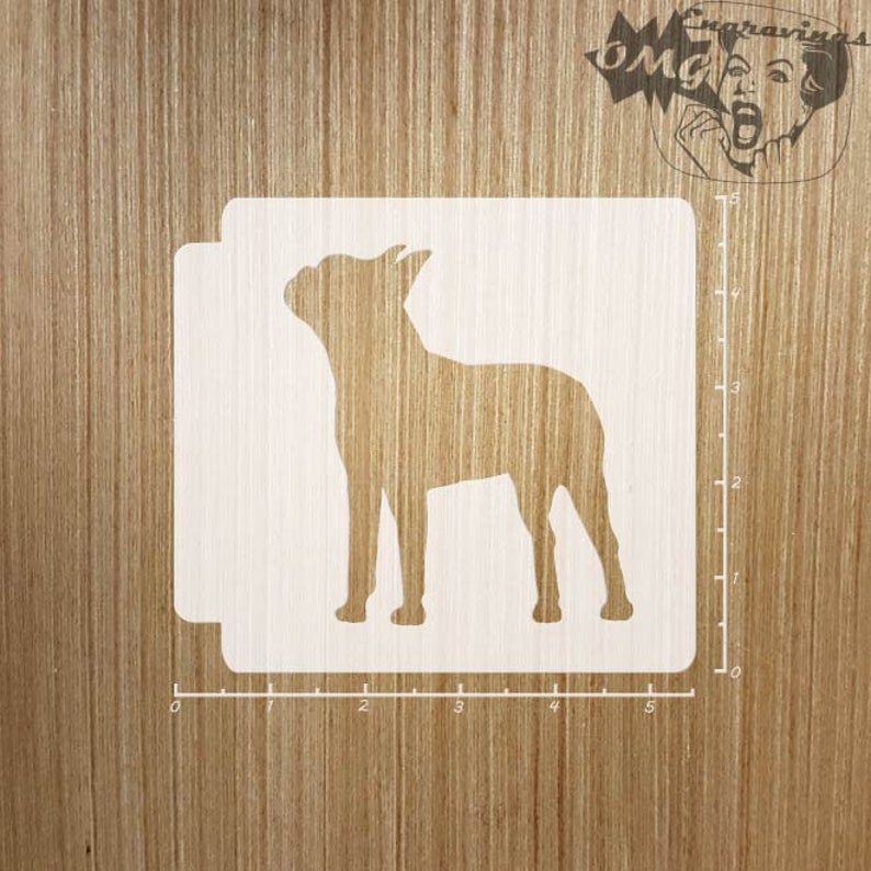 Dog Boston Terrier 783-965 Stencil - Etsy