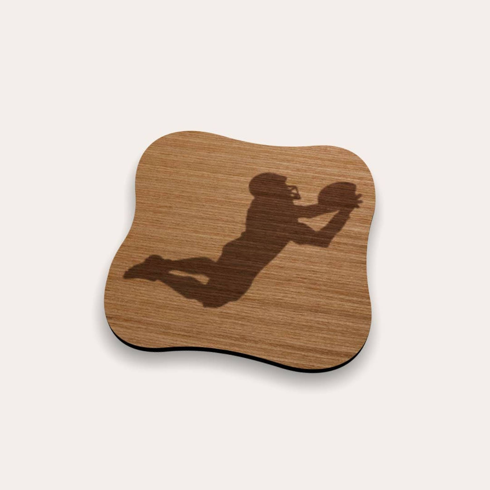 Football Player Coaster 262-225 (set of 4) - Etsy
