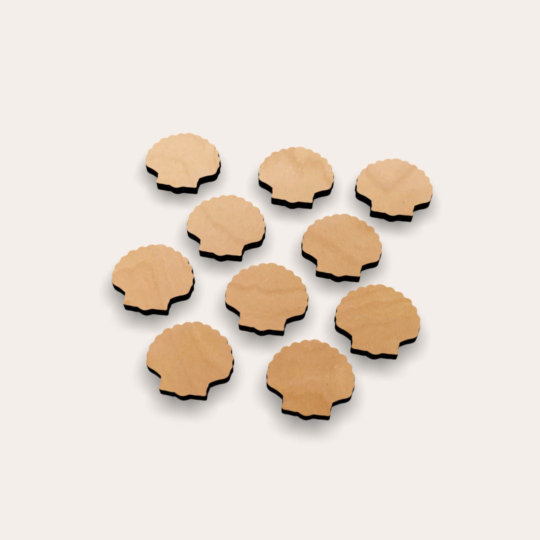 Seashell 267-222 Cutout Shape (set of 10) - Etsy
