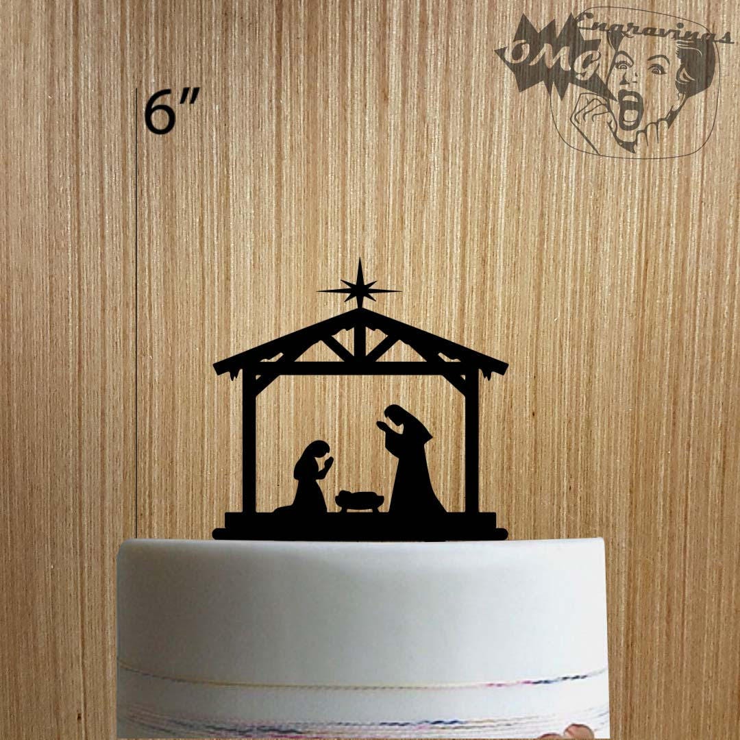Nativity 225-161 Cake Topper - Etsy