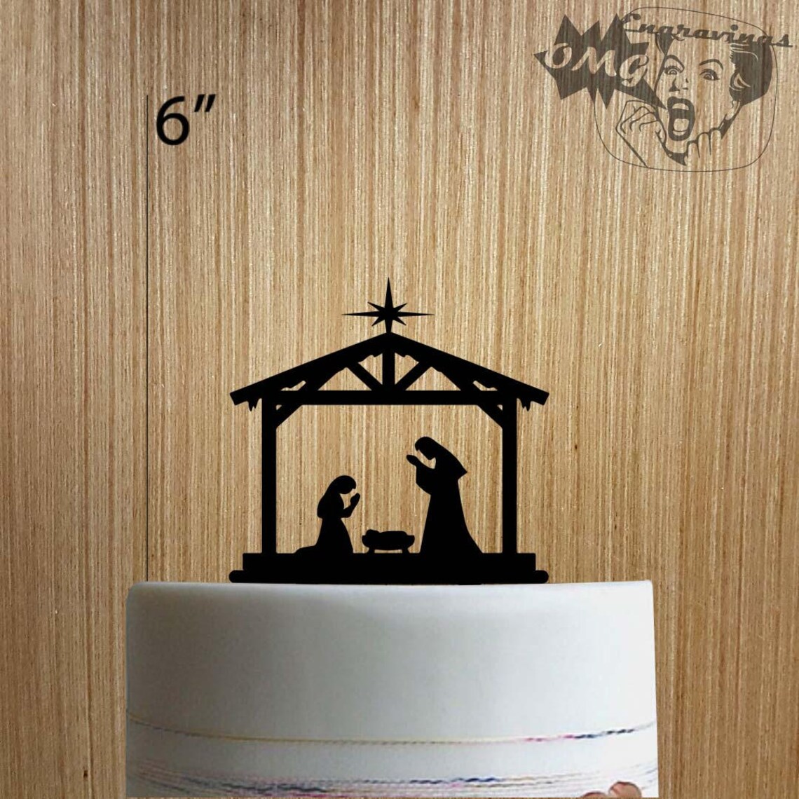 Nativity 225-161 Cake Topper - Etsy