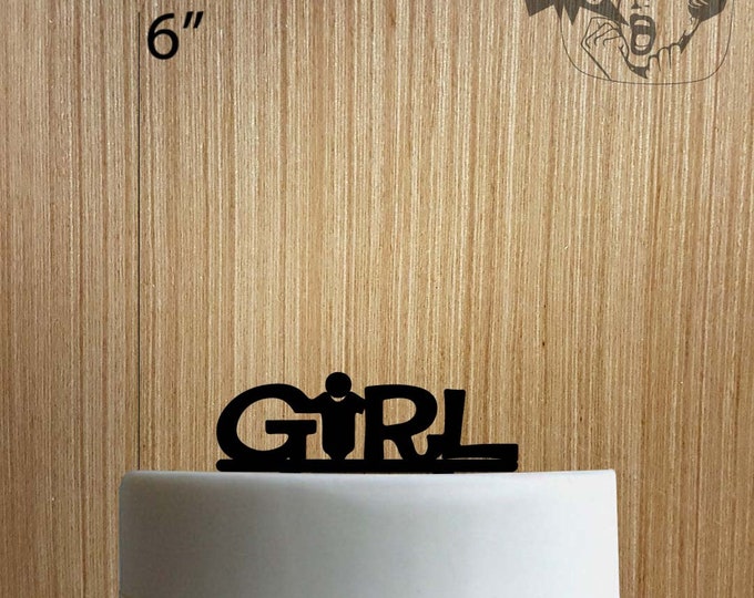 Its A Girl 105 Cake Topper - Etsy