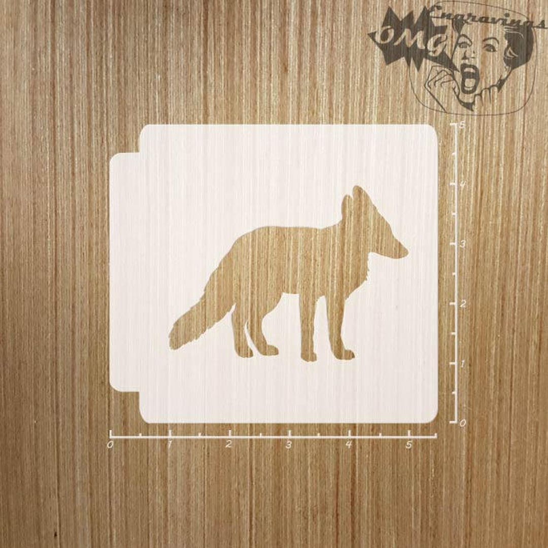 Red Fox 783-748 Stencil - Etsy