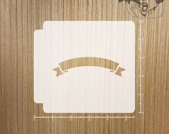 Banner Stencil Reusable Banner Stencil Art Stencil DIY Craft Stencil ...