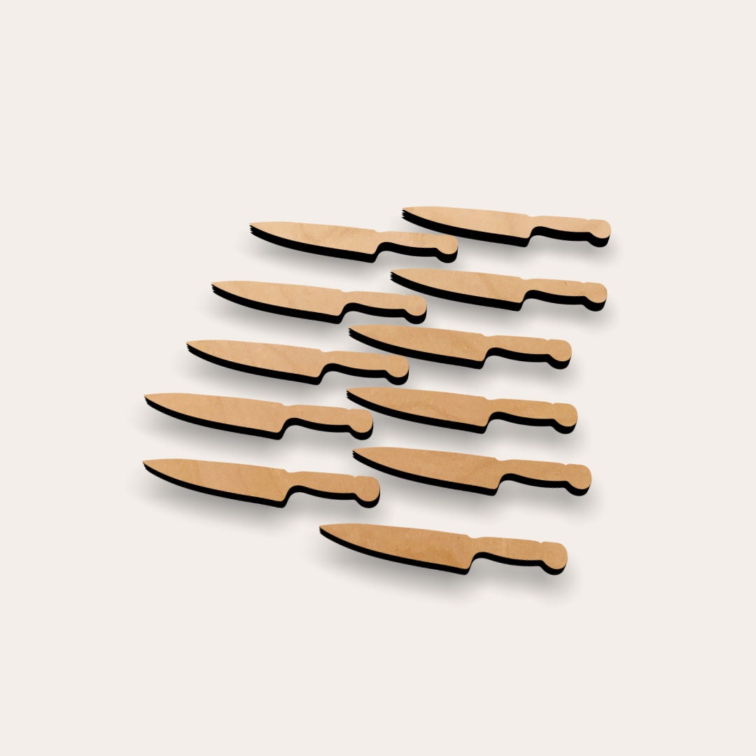 Knife 267-281 Cutout Shape (set of 10) - Etsy