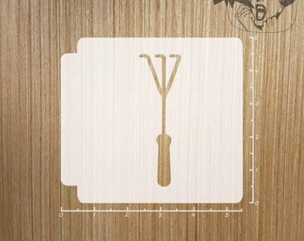 Garden Rake 783-336 Stencil - Etsy