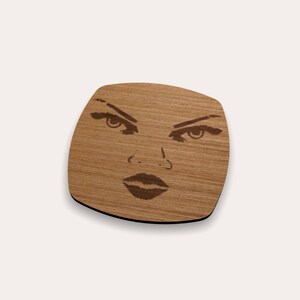 Face 262-397 Coaster (set of 4) - Etsy