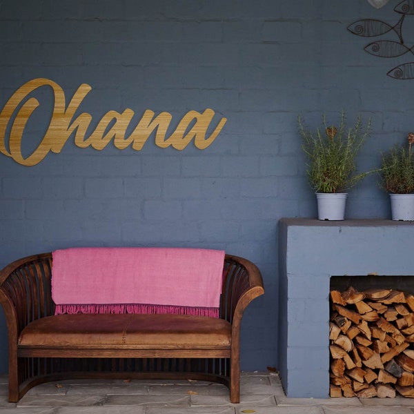 Ohana Wood Sign - Etsy