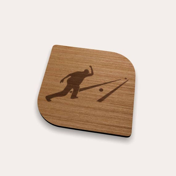 Bowling Throw Coaster 262-281 set of 4 | Etsy