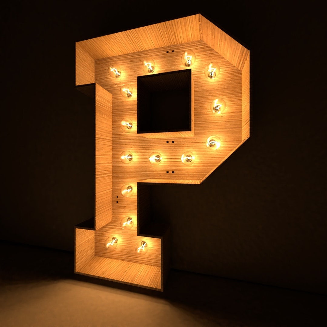 College Letter P 525-016 Marquee Sign - Etsy