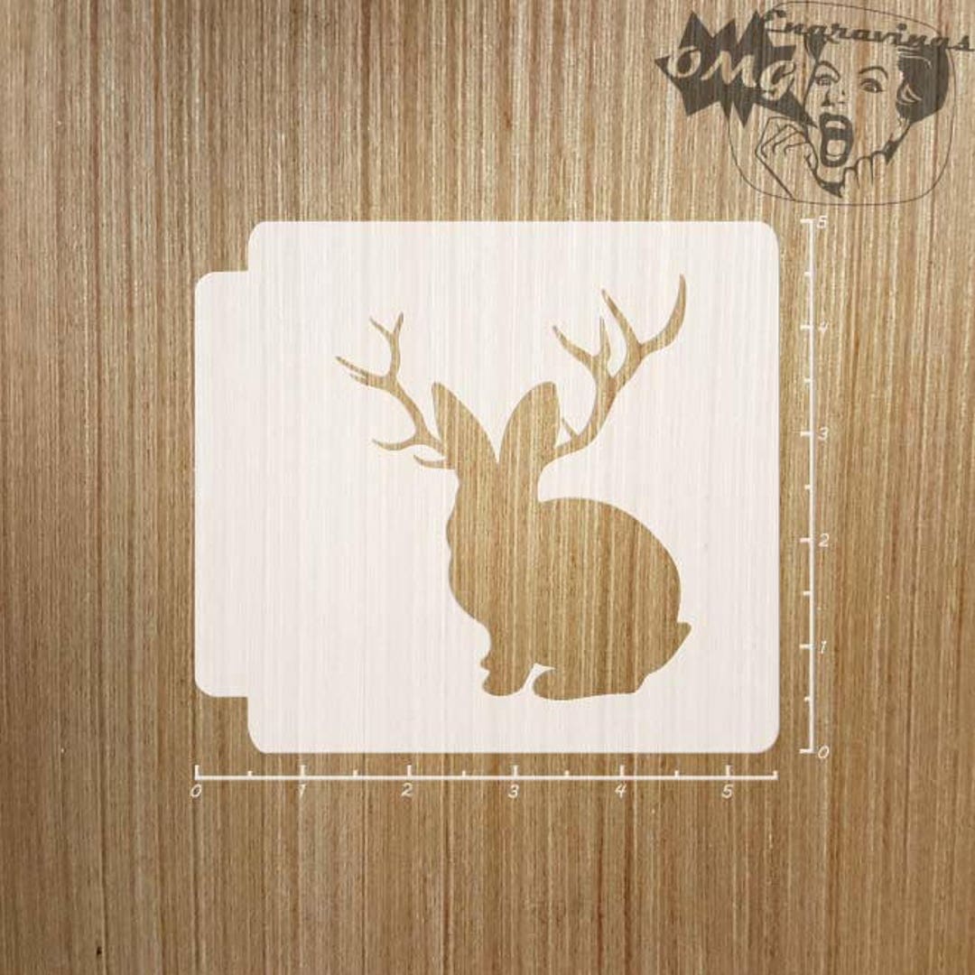 Jackalope 783-726 Stencil - Etsy